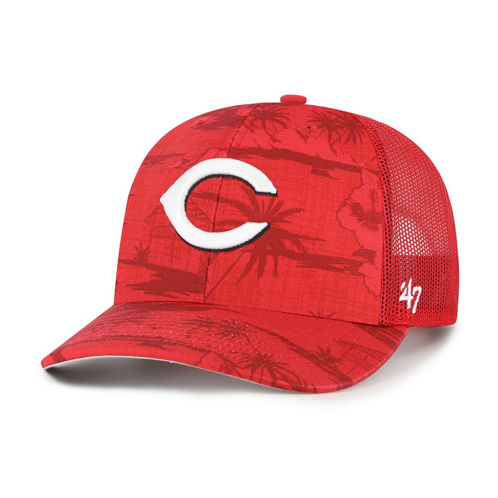 Men's '47 Red Cincinnati Reds Fiji Trucker Adjustable Hat
