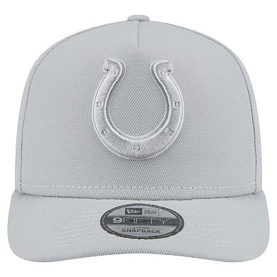 Men's New Era Gray Indianapolis Colts Color Pack 9FIFTY Snapback Hat