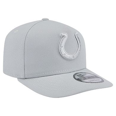 Men's New Era Gray Indianapolis Colts Color Pack 9FIFTY Snapback Hat