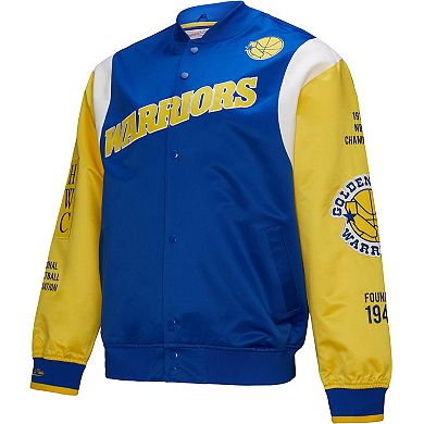 Unisex Mitchell & Ness Royal Golden State Warriors Vintage Team Origins ...