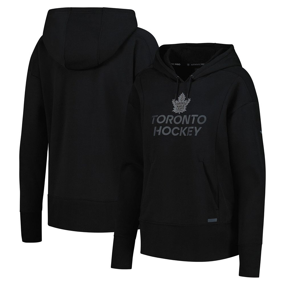 Women's Fanatics Black Toronto Maple Leafs Authentic Pro Road Pullover ...