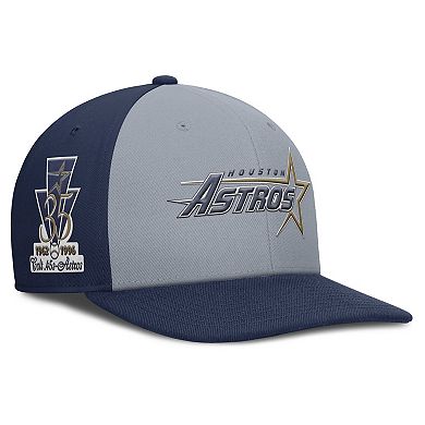 Men's Nike Gray/Navy Houston Astros Pro Performance Snapback Hat