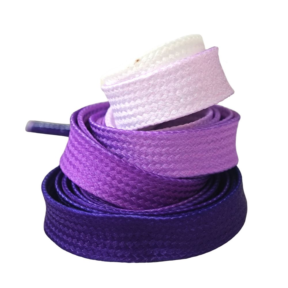 1 Pair Colorful Gradient Flat Shoelaces Shoestring Shoe Laces for ...