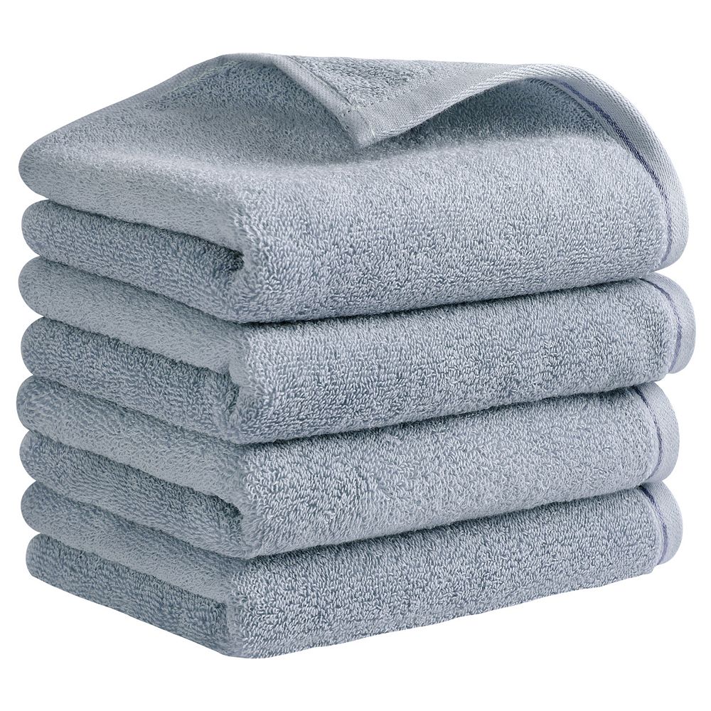 Solid Cotton Hand Towels, Soft Absorbent Hand Towel Set, 13" x 30" Face ...