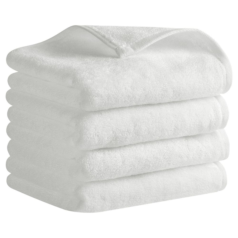 Solid Cotton Hand Towels, Soft Absorbent Hand Towel Set, 13" x 30" Face ...