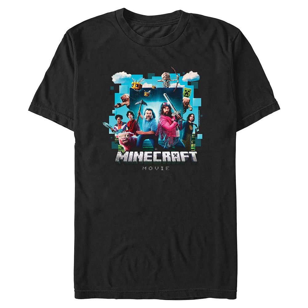 Big & Tall Minecraft Movie Poster Graphic Tee