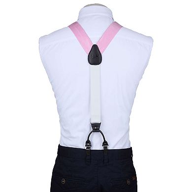 Satin Strap Suspenders Bow Tie Set