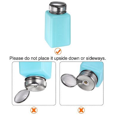 3 Pcs Solvent Alcohol Dispensers 6.7oz Push Down Liquid Dispenser Pump ...