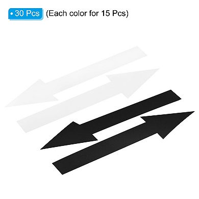 8"x2" Arrow Sticker, 30 Pack Removable Self Adhesive Arrow Sign Floor ...
