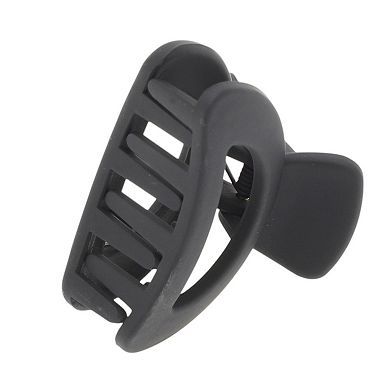 Fashion Frosted Half Circle Hair Clips for Home Black 1 Pc