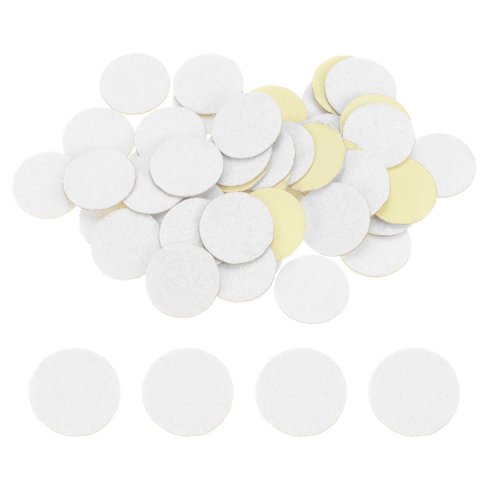 48 Pcs Round Adhesive Felt Circles, 3/4" Pre Cut Felt Craft Stickers ...