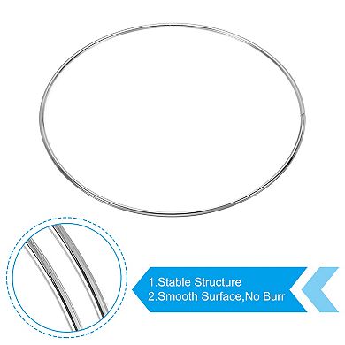 6" Dream Catcher Rings, 10 Pcs Metal Macrame Wreath Floral Round Ring ...