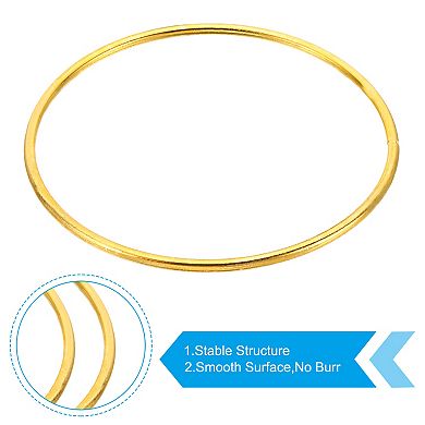 3.1 Inch Dream Catcher Rings, 20 Pcs Metal Macrame Wreath