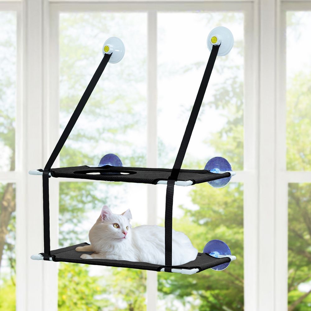 Cat Window Perch, Double-Layer Cat Hammock, Cat Window Hammock, Cat ...
