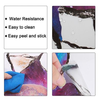 Mercury Planet 3D Wall Stickers Self Stick Murals Art Decals Removable ...