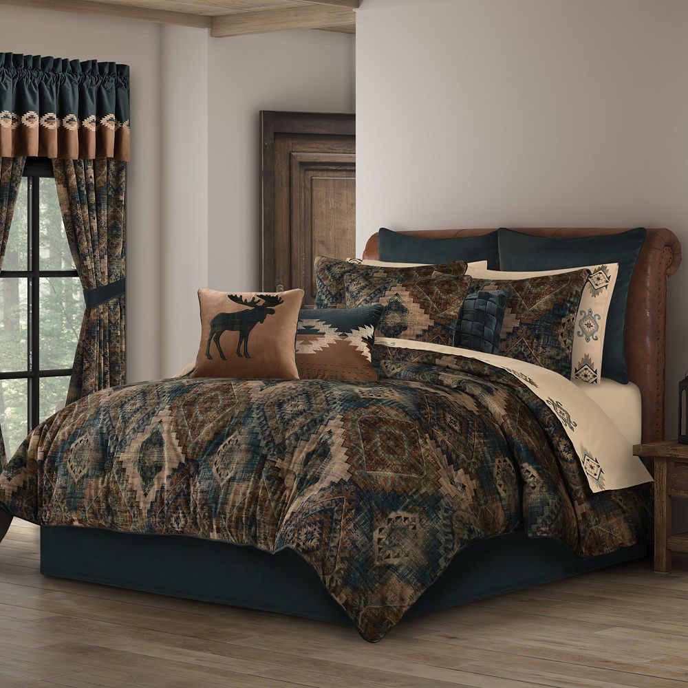 Five Queens Court Benson Comforter Set or Euro Sham