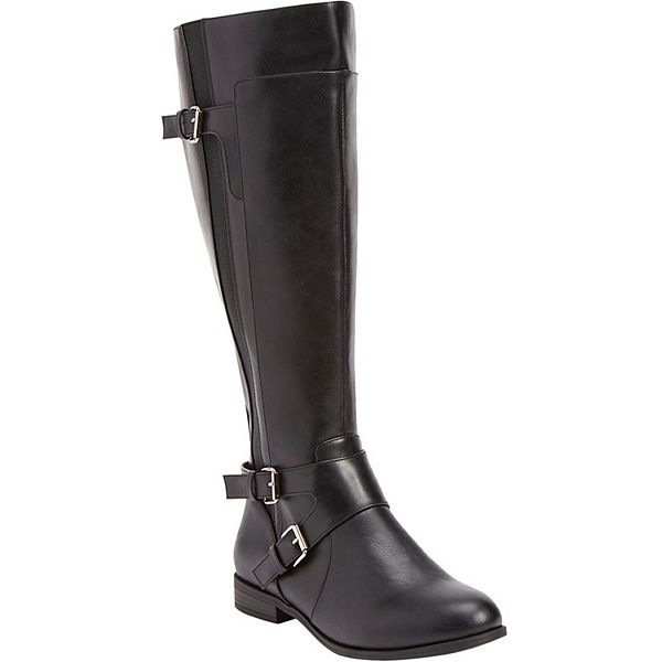 Comfortview Women's The Whitley Tall Wide Calf Boot