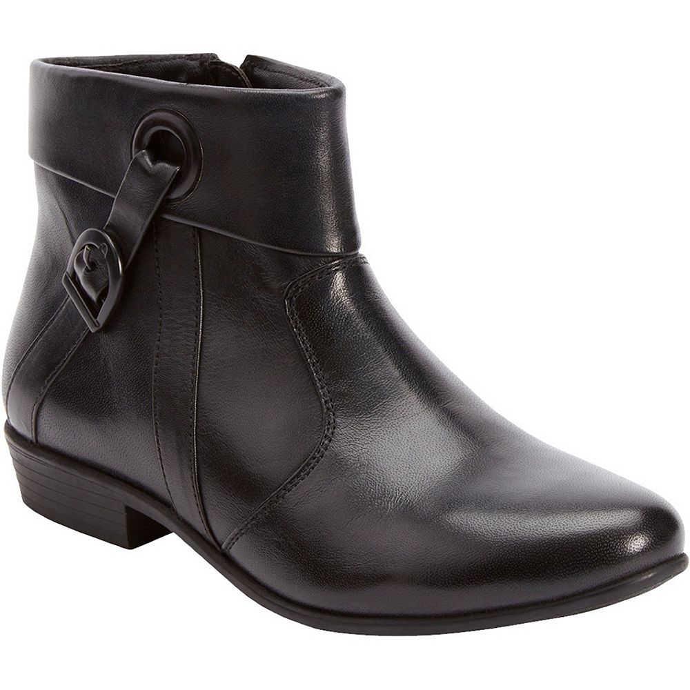 Comfortview Women's The Terri Leather Bootie