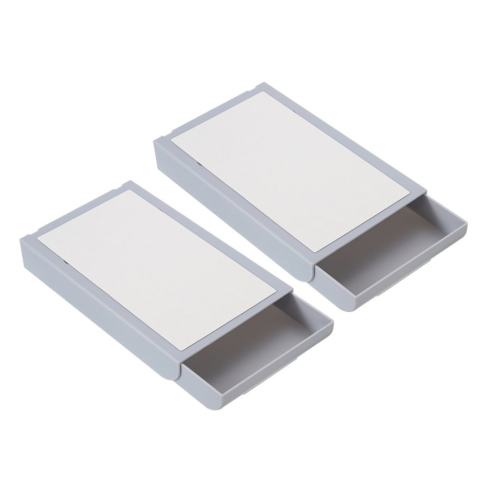 2 Pack Slide Out Hidden Pencil Tray Drawer Under Table Desk Drawer ...