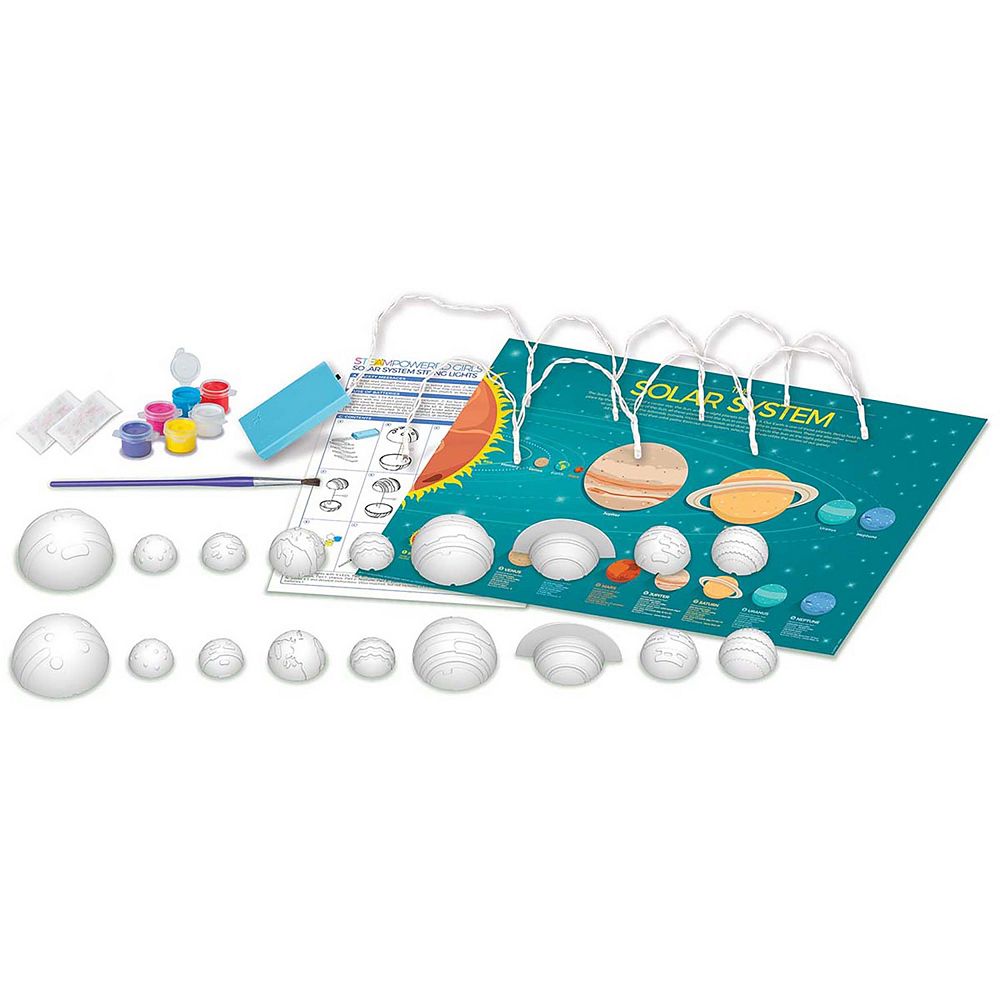 4M: STEAM Powered Kids: Solar System String Lights Mini Planetarium