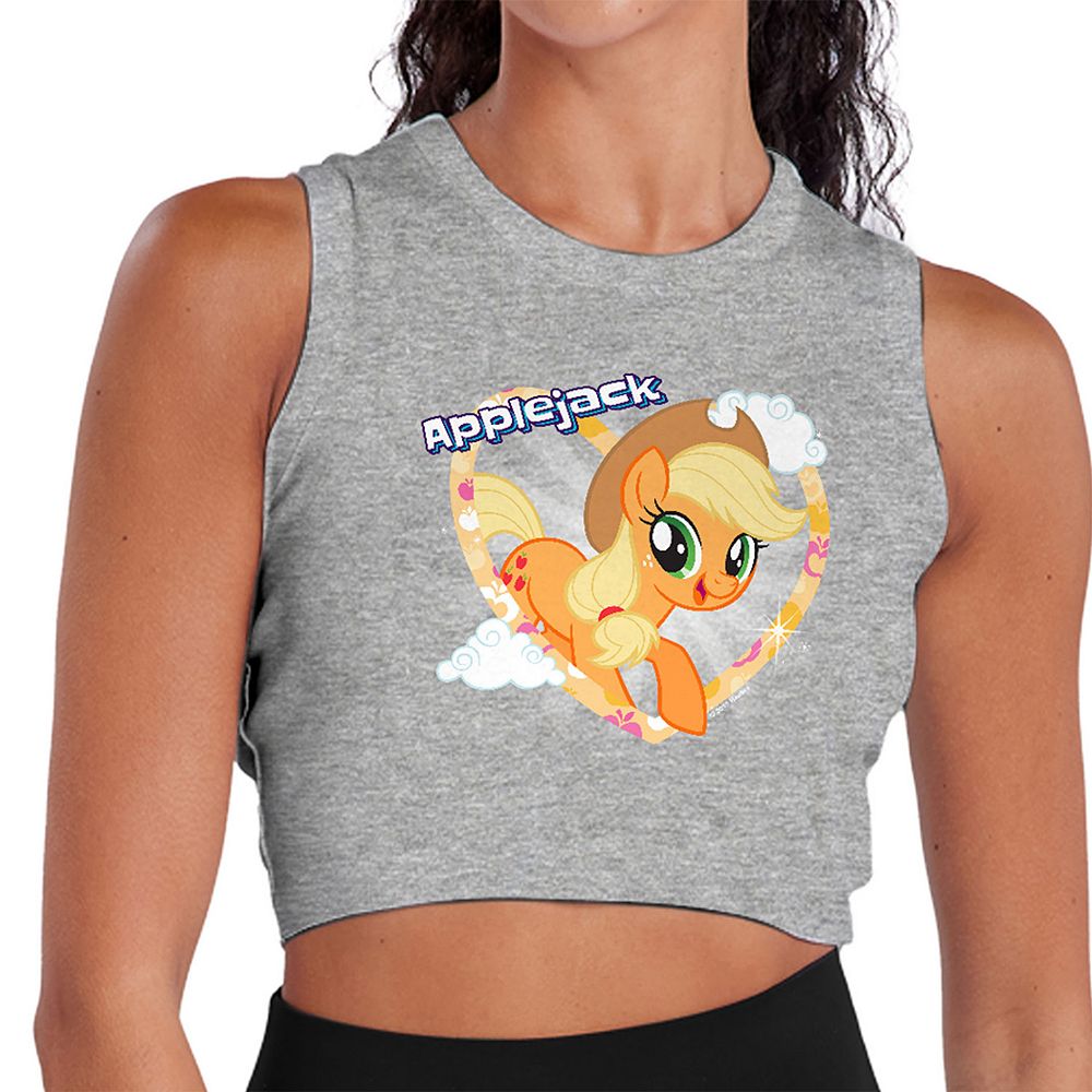 Juniors' My Little Pony Applejack Retro Style Cropped Tank