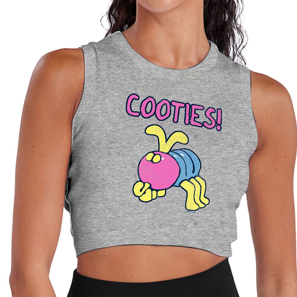 Juniors' Cootie Game "I’ve Got Cooties!" Cropped Tank