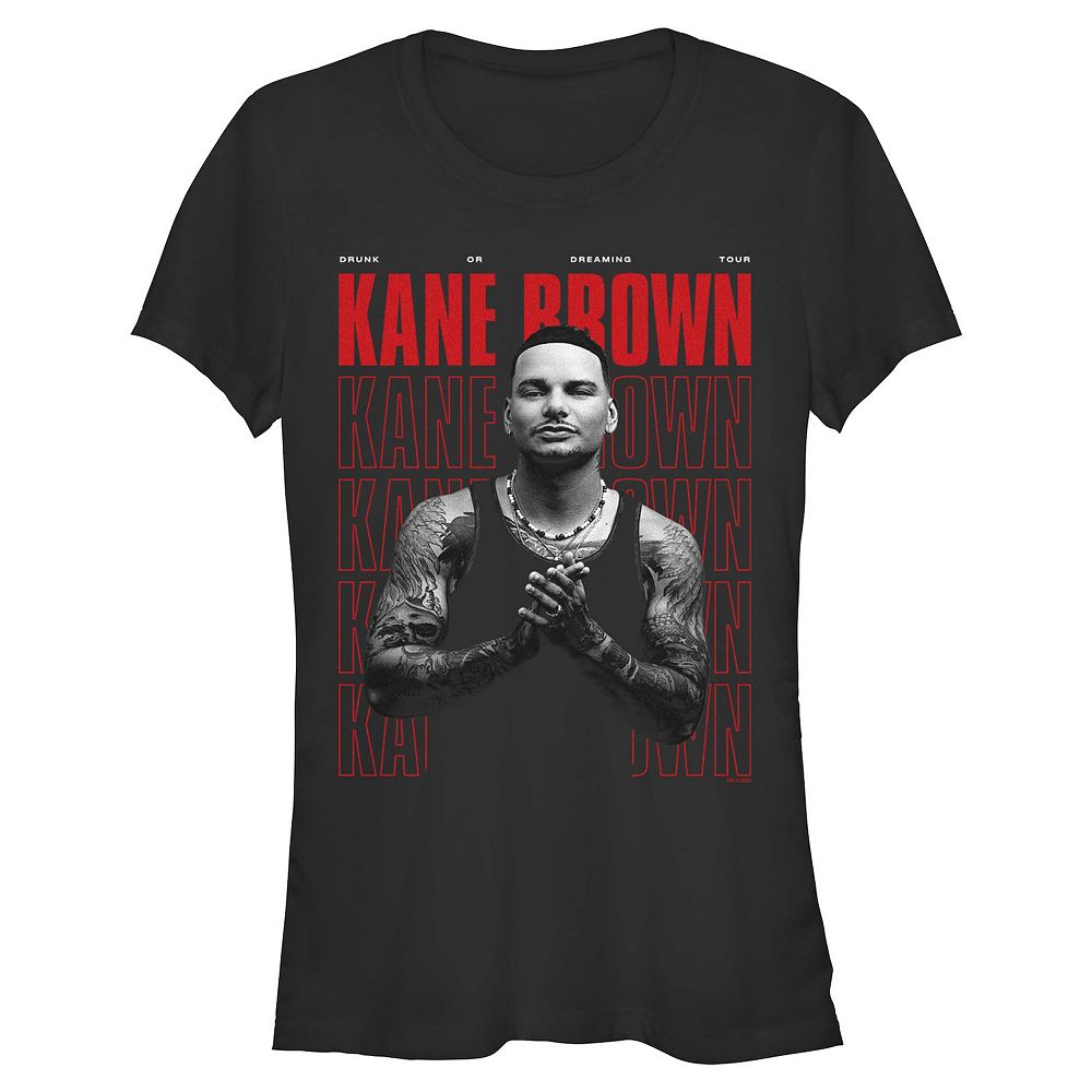 Women's Kane Brown Drunk Or Dreaming Tour Fitted Graphic Tee