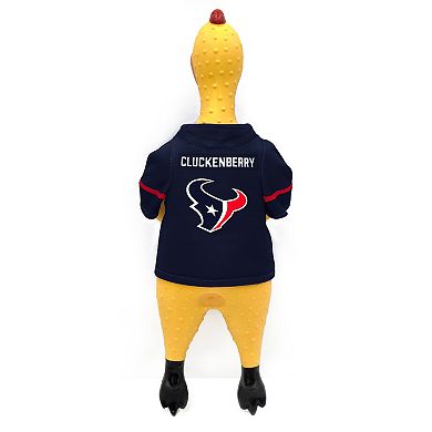 NFL Houston Texans Rubber Chicken Chew Toy