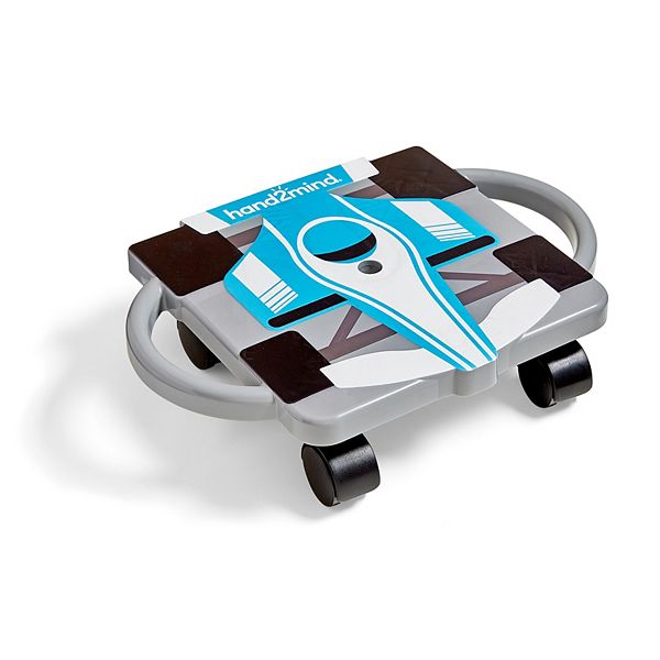 hand2mind Speedway Racer Light Blue Scooter Board