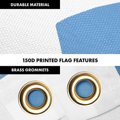 G128 3x5ft Combo Flagpole Micronesia Printed 150D Polyester Brass ...
