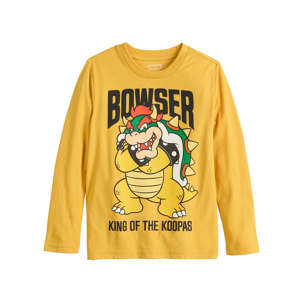 Boys 4-12 Jumping Beans® Nintendo Super Mario Bowser Graphic Long ...
