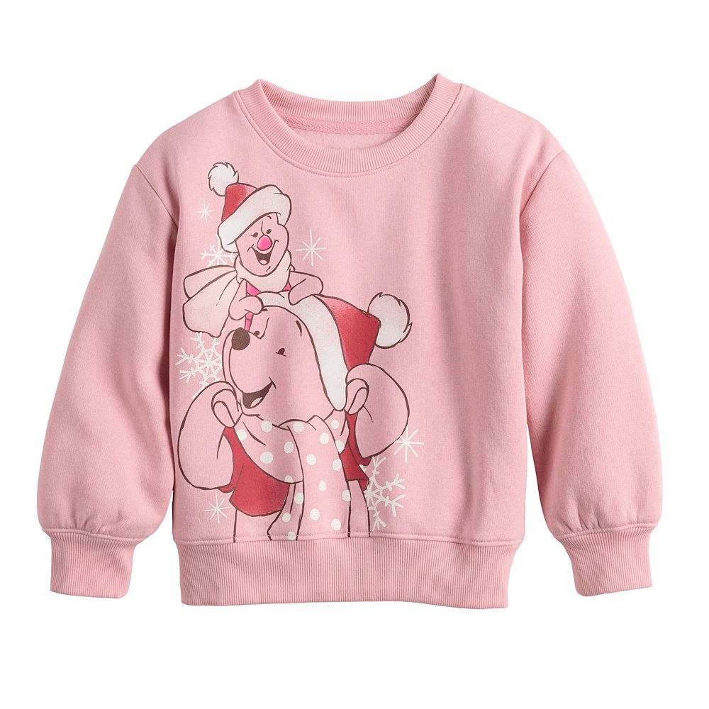 Baby & Toddler Girl Jumping Beans® Disney's Winnie the Pooh Core Fleece Crewneck Sweatshirt