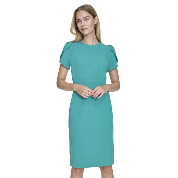 Women's Andrew Marc New York Tulip Sleeve Sheath Dress