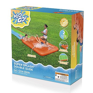 H2OGO! Super Splash Double 2-Lane Water Slide 17ft.5in.
