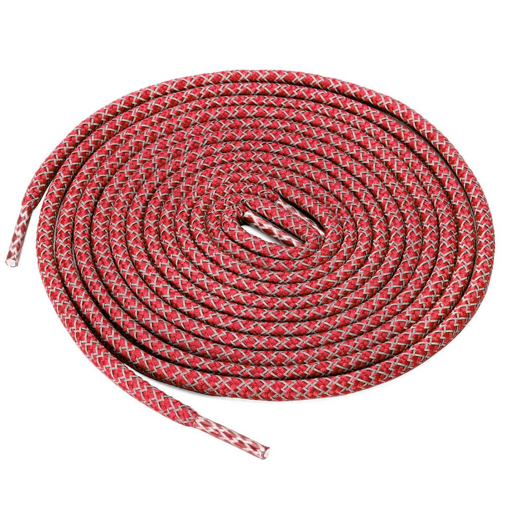 2 Pairs Athletic Unisex Elastic Reflective Round Shoelaces for Sneakers ...