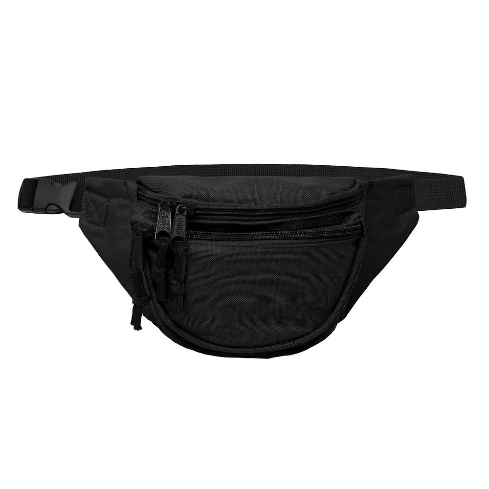 Dalix Fanny Pack w/ 3 Pockets Traveling Concealment Pouch Airport Money Bag