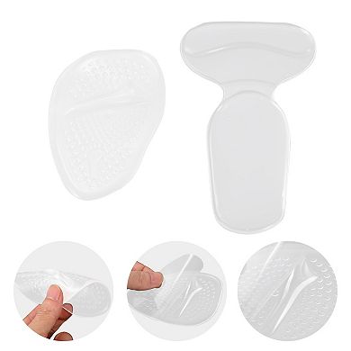 12Pcs Silicone Heel Support Cup Pads, Silicone Cushion Orthotic Insole, PU