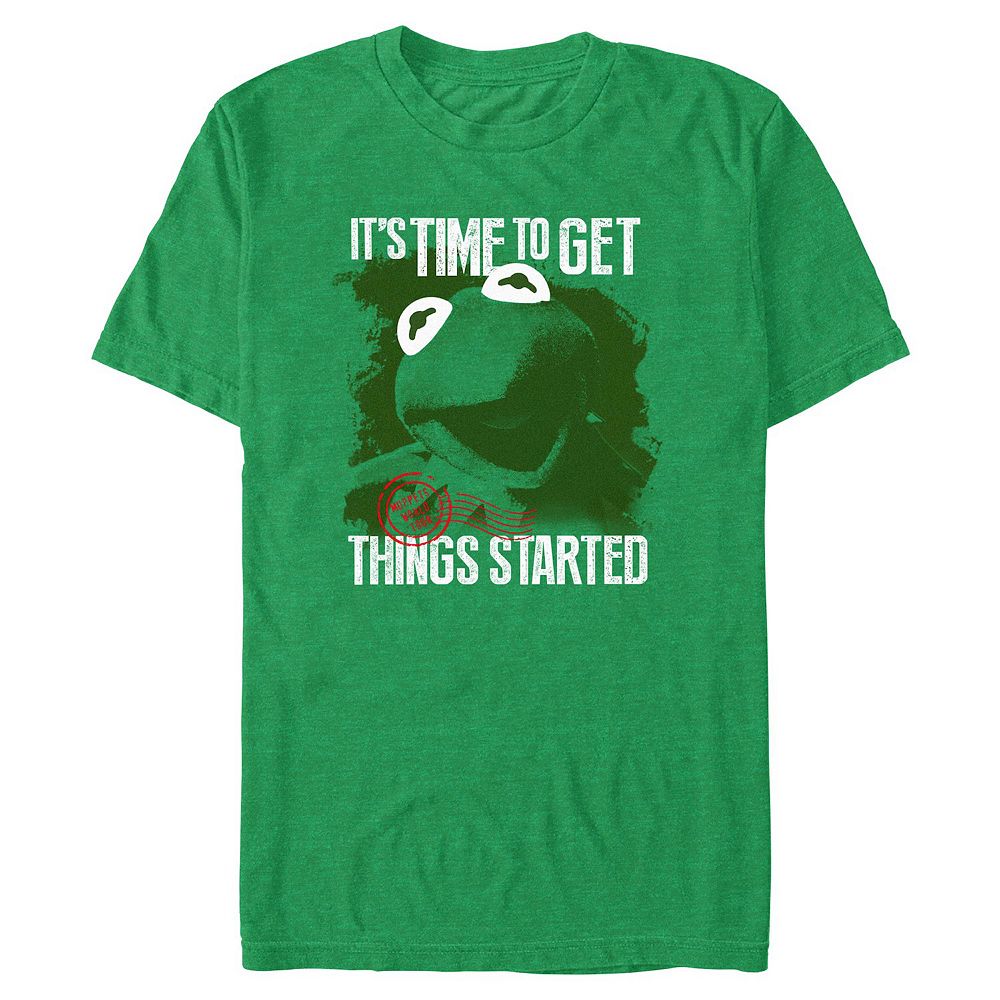 Big & Tall Kermit Time To Get Things Started Graphic Tee