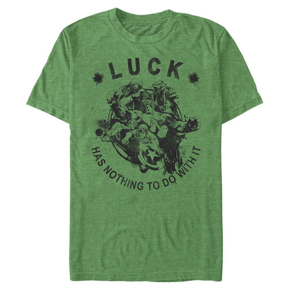 Big & Tall Marvel Luck Has Nothing To Do With It Graphic Tee