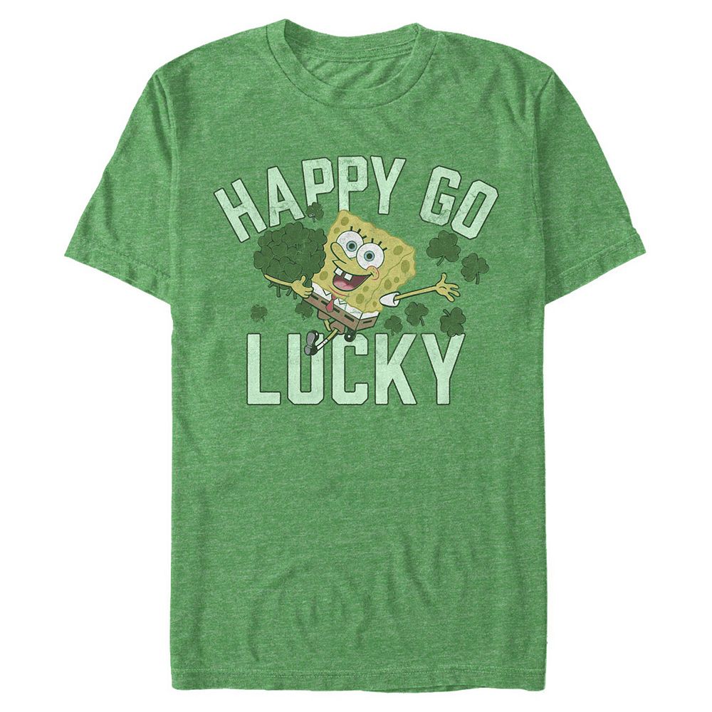Big & Tall SpongeBob SquarePants Happy Go Lucky Graphic Tee