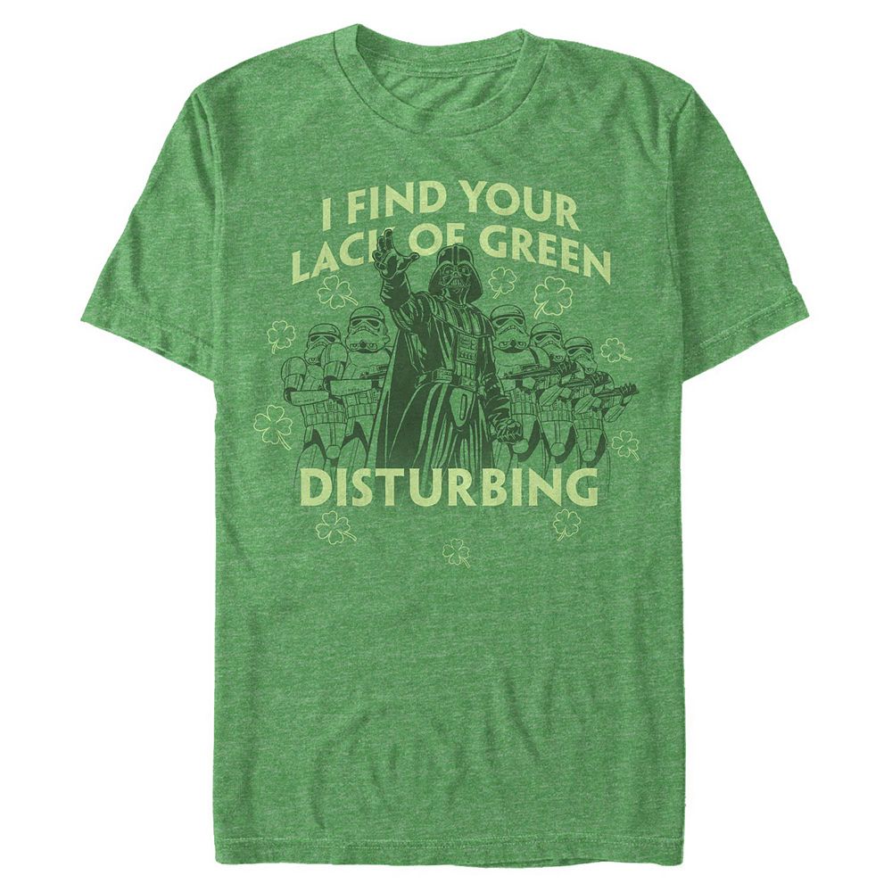 Big & Tall Star Wars Darth Vader Lack Of Green Disturbing Graphic Tee