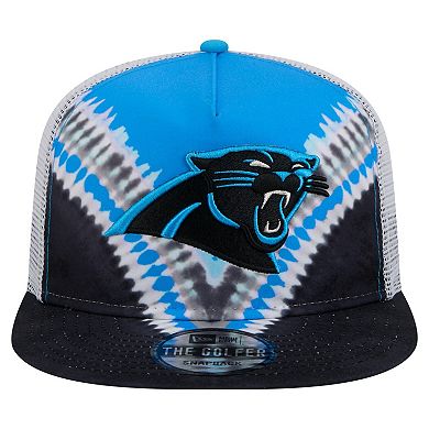 Men's New Era Blue/Black Carolina Panthers Throwback Dye Golfer ...
