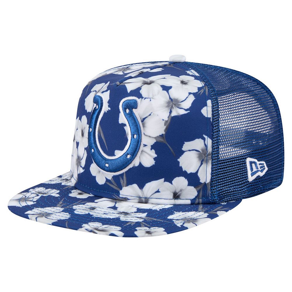 Men's New Era Royal Indianapolis Colts Adventure Pattern Golfer ...