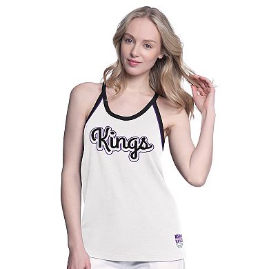 Women's G-III 4Her by Carl Banks White Sacramento Kings Curveball ...
