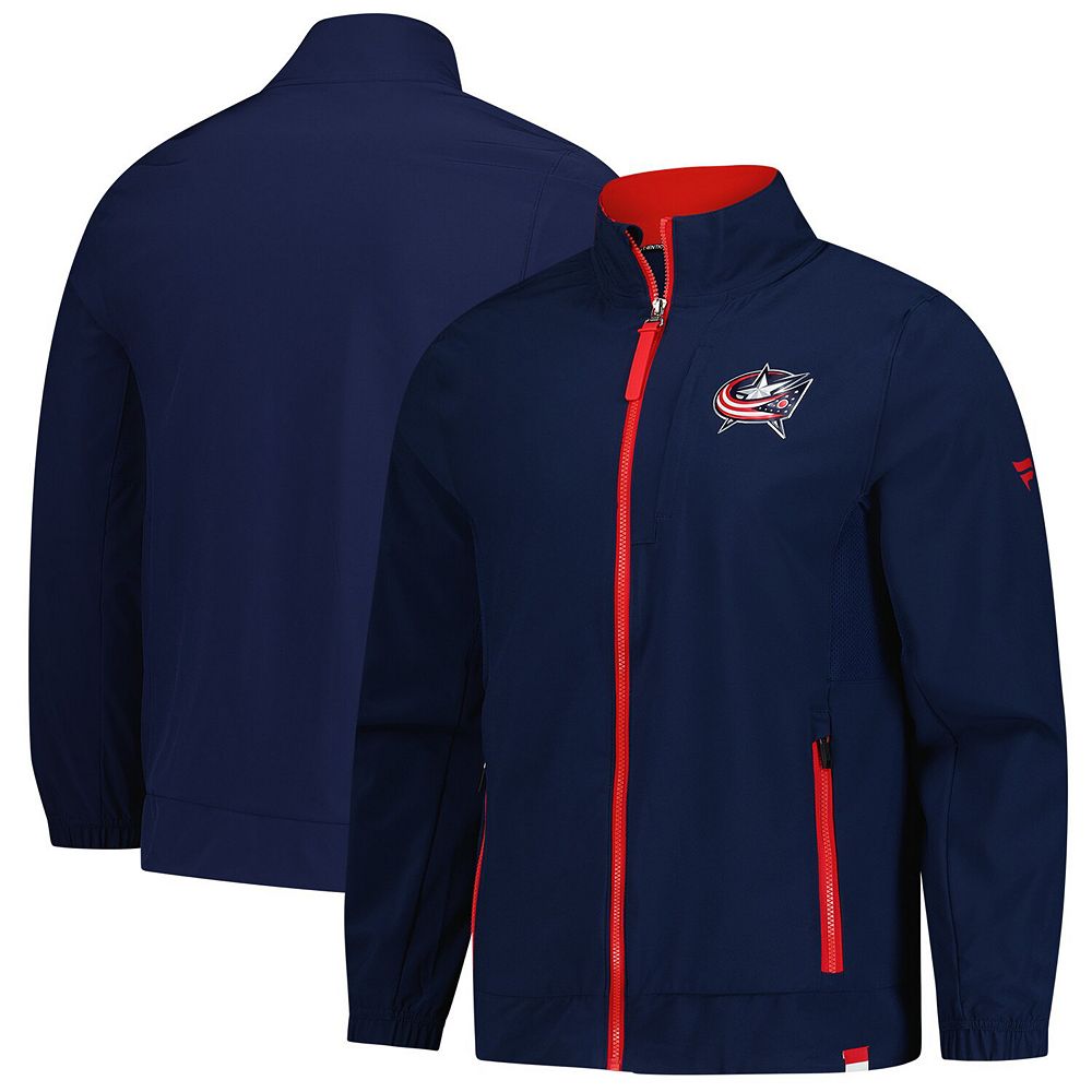 Men's Fanatics Navy Columbus Blue Jackets Authentic Pro Rink Coaches ...