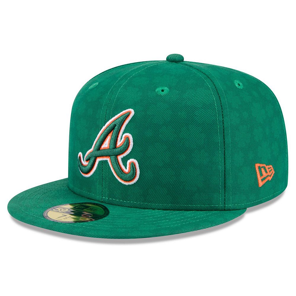 Men's New Era Kelly Green Atlanta Braves St. Patrick's Day 59FIFTY ...