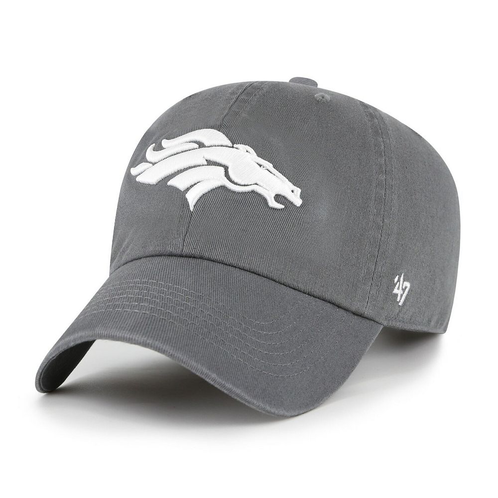 Women's '47 Gray Denver Broncos Bright Side Clean Up Adjustable Hat