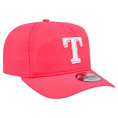 Men's New Era Pink Texas Rangers Everyday Golfer Adjustable Hat