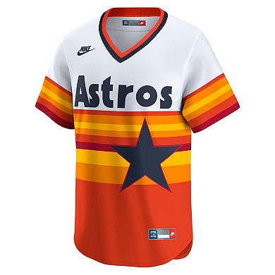Men's Nike White Houston Astros Throwback Cooperstown Collection ...