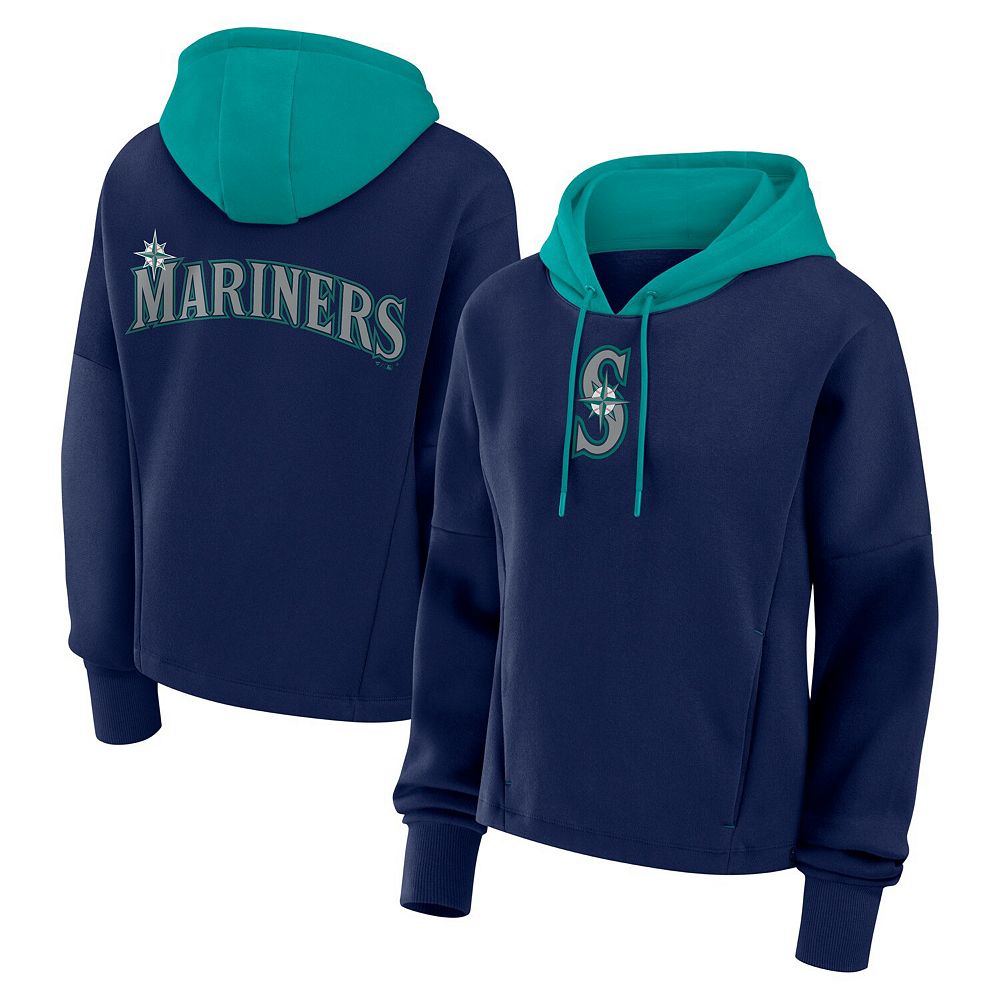 Women's Fanatics Navy Seattle Mariners Oversized Legacy Favorite ...